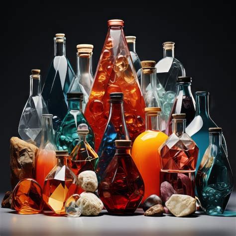 Premium Ai Image Colored Glass