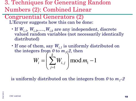 Ppt Part 6 Random Number Generation Powerpoint Presentation Free