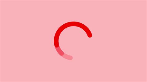 Circle Loading Icon Loop Out Animation With Bright Backgroundred And