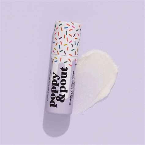 Lip Balm Birthday Confetti Cake Purple Poppy And Pout Wholesale