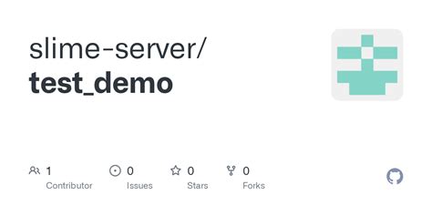github slime server test demo