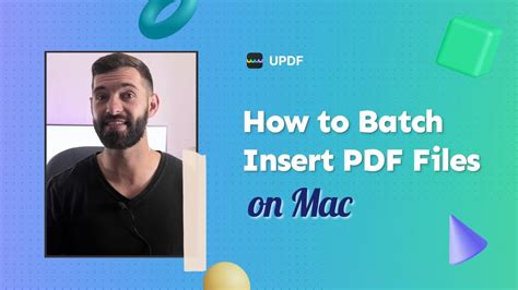 How To Batch Insert Pdf Files On Mac Youtube