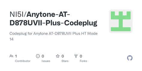 GitHub NI5I Anytone AT D878UVII Plus Codeplug Codeplug For Anytone AT D878UVII Plus HT Mode 14