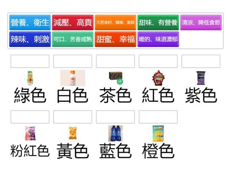 食物顏色配對小遊戲 Match up
