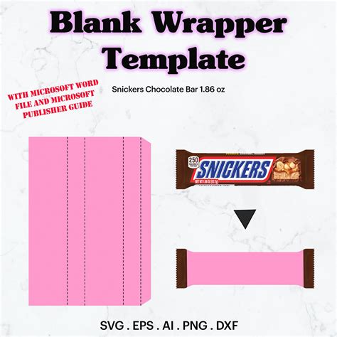 Chocolate Bar 1 86 Oz Blank Label Template Svg Milk Chocolate Bar 1 86 Oz Candy Wrapper