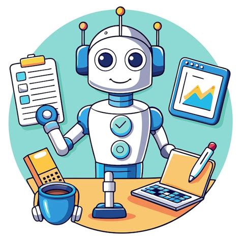Premium Vector Smart Robot Vector Illustration