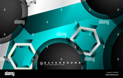 Vector Circle Overlaps And Blue Color For Background Space For Text Stock Vector Image And Art