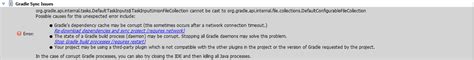 Gradle Error In Unity Exported Android Project Stack Overflow