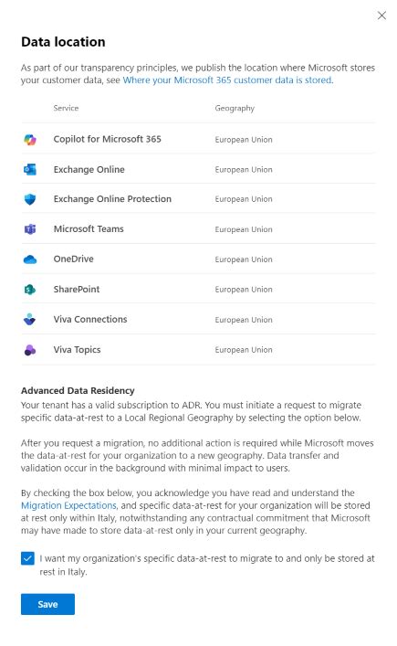microsoft 365의 고급 데이터 보존 microsoft 365 enterprise microsoft learn