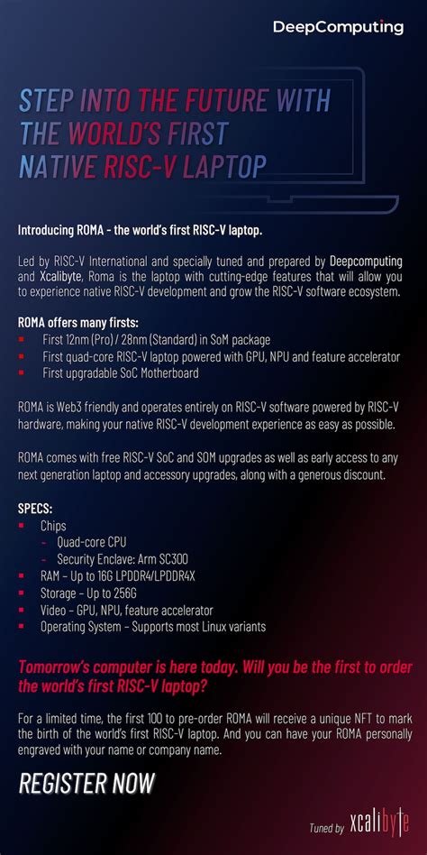 Roma Chiếc Laptop Chạy Vi Xử Lý Risc V đầu Tiên Trên Thế Giới HỌc ViỆn ĐÀo TẠo TrỰc TuyẾn