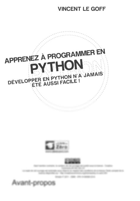 SOLUTION Apprenez A Programmer En Python Studypool