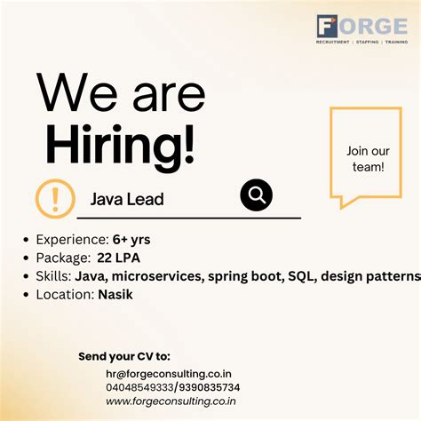 forge consulting pvt ltd posted on linkedin