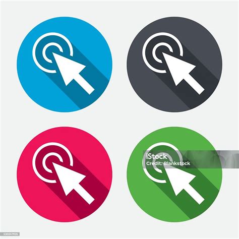 Mouse Cursor Sign Icon Pointer Symbol Stock Illustration Download