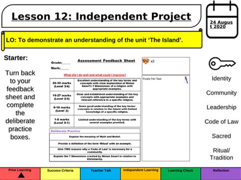 The Island Full Sow Workbook And Pp Teaching Resources