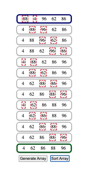 Build A Sorting Visualizer Step 19 Javascript The Freecodecamp Forum