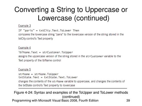 Ppt Programming With Microsoft Visual Basic 2008 Fourth Edition