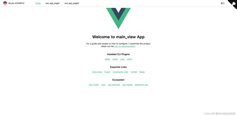 微前端框架之wujie Csdn博客