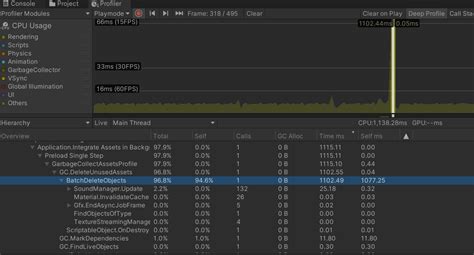 loading scene causes lag spikes due to garbage collecting questions