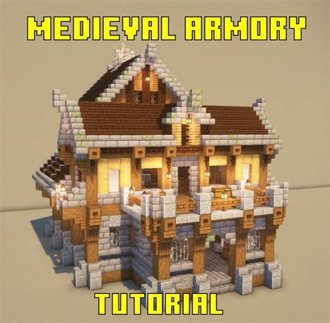 Minecraft Armory Tutorial Minecraft Armory Building Design Foundry