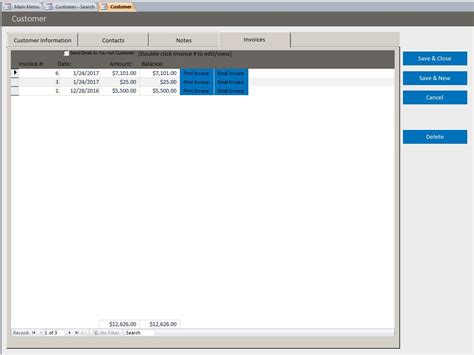 streamline your invoicing with the microsoft access basic business invoicing database