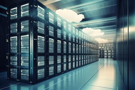 Premium Photo Cloud Computing Technology Internet Storage Network