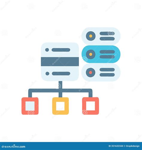 Innovative Relational Database Design Icon Stock Illustration Illustration Of Global