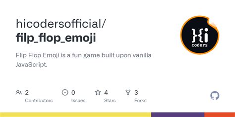 Github Hicodersofficial Filp Flop Emoji Flip Flop Emoji Is A Fun