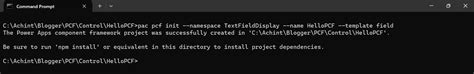 Creating Your First Pcf Control Using Visual Code