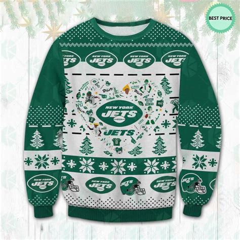 Ny Jets Football Christmas Ugly Sweater Sweatshirt