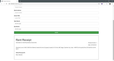 Github Paansinghcoderjs Receipt Generator Object Oriented Javascript Html Bootstrap Css