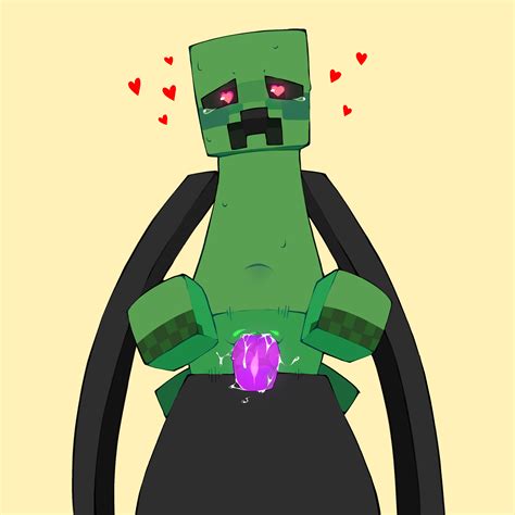 Rule 34 Big Penis Black Eyes Black Skin Couple Creeper Cum Cum In Pussy Enderman Female Green