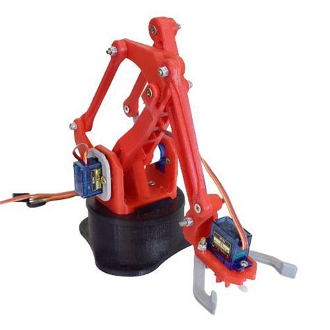 kit arduino braço robótico 3d joystick eletrônica Ômega