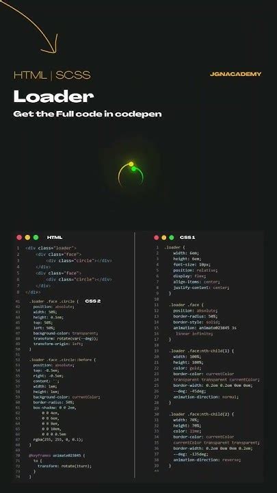 Loader Html Css Shorts Css3 Code Programming Codinglife Edit