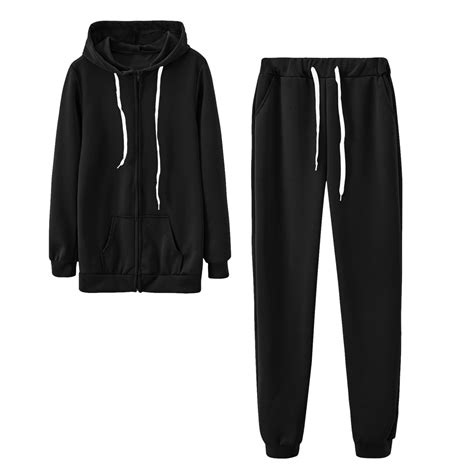 Yardsong Jogging Suits For Older Women Full Zip Up Hoodie Jacket