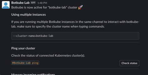 getting started with the new botkube slack app