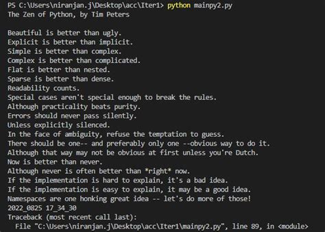 Niranjan Jain On Linkedin Python Error Pythonmaheshwari