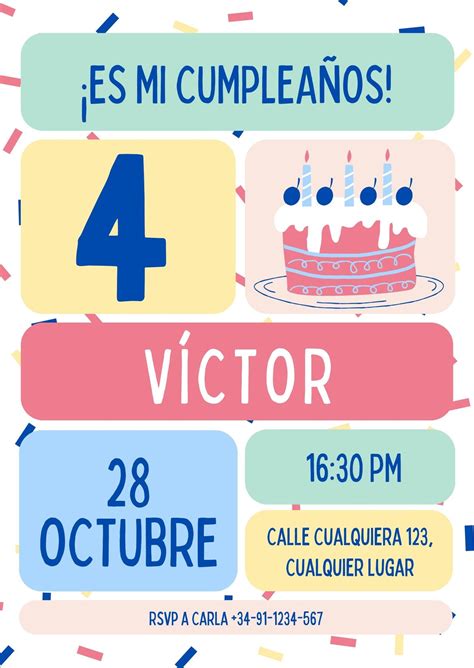 Total 121 Images Hacer Invitaciones De Cumpleaños Viaterramx