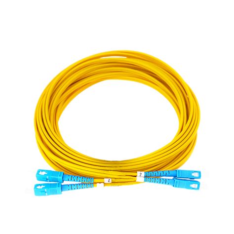 PATCH CORD DE FIBRA SC UPC SC UPC MONOMODO DUPLEX 10MTS 3 0MM Tectel Distribuidor Mayorista
