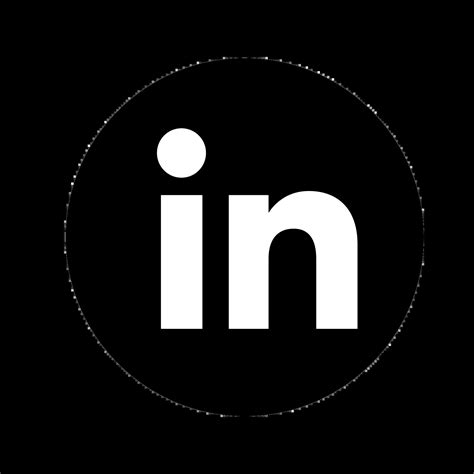 Logo Linkedin Noir Et Blanc Get Picto