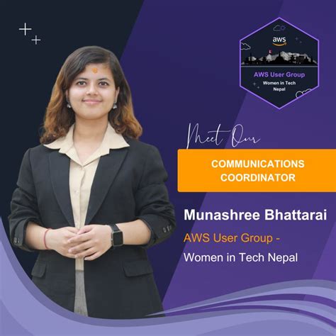 munashree bhattarai on linkedin women womenintech aws awscommunity