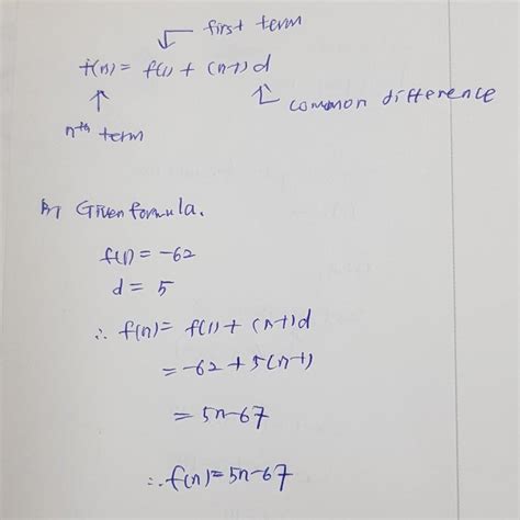 F 1 62 F N F N 1 5 Find An Explicit Formula For F N F N Brainly Com