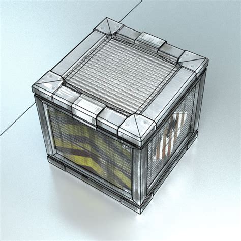 3d Model Tech Crate