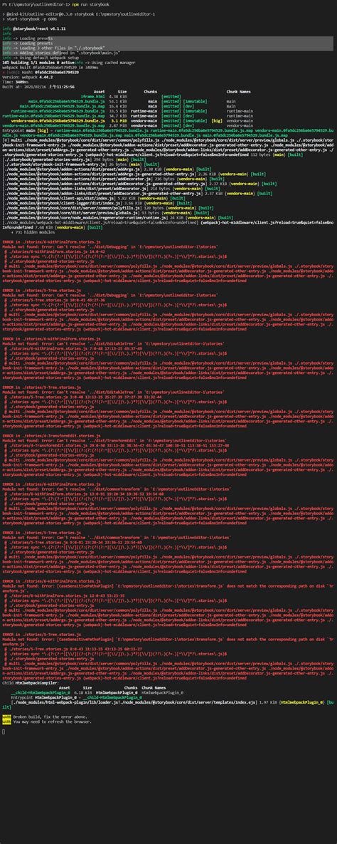 Help When I Try To Use Storybook My Browser Can T Start Up With Storybook Automatically