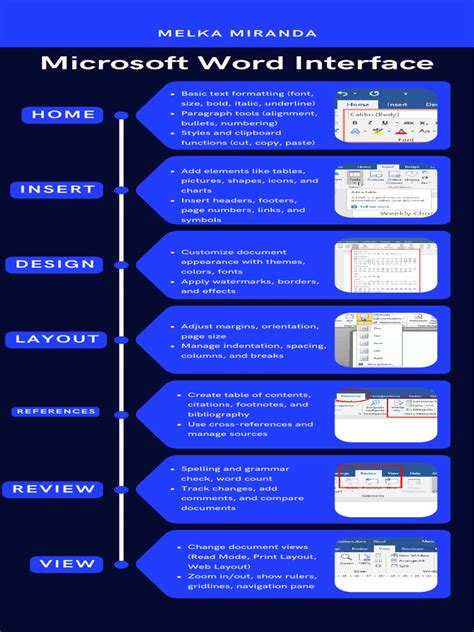 Microsoft Word Interface Pdf