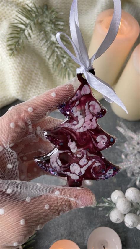 Идеи елочных игрушек из смолы Больше полезного о смоле для новичков смотри по ссылке