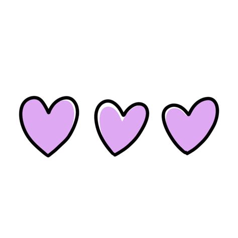 Purple Hearts Pngs For Free Download