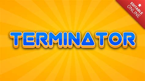 Terminator Best Price Text Effect Generator Terminator Best Price Text Effect Generator