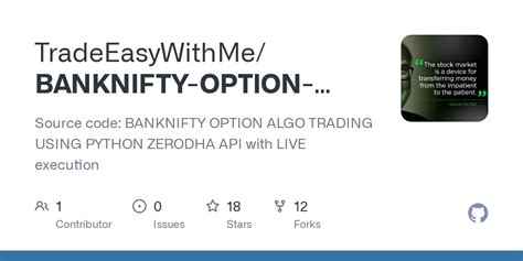 Github Tradeeasywithmebanknifty Option Algo Trading Using Python