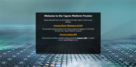 Install Tygron Support Wiki