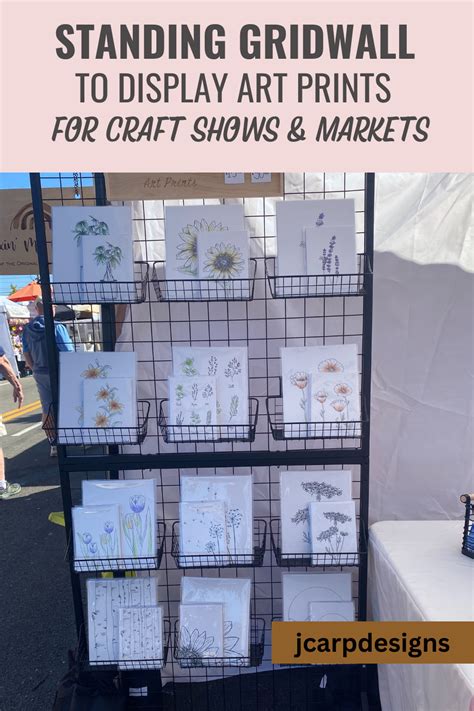 Standing Gridwall For Craft Show Or Market Display Craft Market